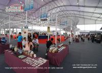 China UV Resistant 850g/Sqm Big Exhibition Tent With ABS Solid Wall for sale