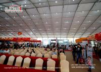 China 20-60m Span Width 100m Length Large A shape Outdoor Trade Show Exhibition Tent for sale
