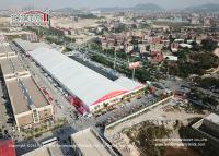 China 20-60m Span Width 100m Length Large A shape Outdoor Trade Show Exhibition Tent for sale