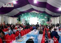 China 20×60M Outdoor Event Tents For Restaurant Banquet Rust Resistant for sale