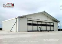 China Waterproof 20m  Aircraft Hangar Tent With Electric Rolling Door for sale