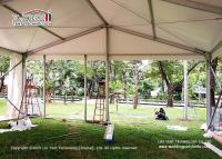 China 10x10m Movable Outdoor Wedding Tent With Glass Door for sale