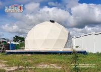 China Geodesic Dome Hotel Catering Tent PVC Coated Polyester Fabric for sale