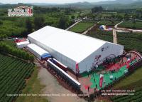 China 40x70m Black Tea Outdoor Exhibition Tents With PVC Walls for sale