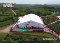 China 40x70m Black Tea Outdoor Exhibition Tents With PVC Walls for sale