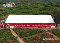 China 40x70m Black Tea Outdoor Exhibition Tents With PVC Walls for sale