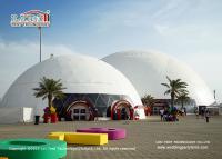 China Custom White Geodesic Dome Tents For Commercial Party for sale