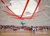 China Custom White Geodesic Dome Tents For Commercial Party for sale