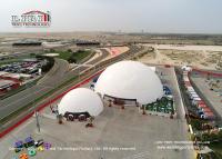 China Custom White Geodesic Dome Tents For Commercial Party for sale