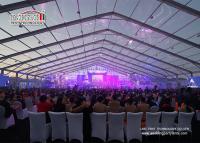 China 60m span Transparent Outdoor Event Tents For Company Anniversary for sale