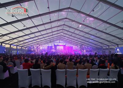 China 60m span Transparent Outdoor Event Tents For Company Anniversary for sale