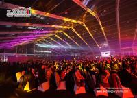 China 60m span Transparent Outdoor Event Tents For Company Anniversary for sale
