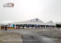 China M2 Outdoor Exhibition Tents With PVC Roof Glass Walls for sale