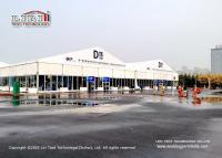 China M2 Outdoor Exhibition Tents With PVC Roof Glass Walls for sale