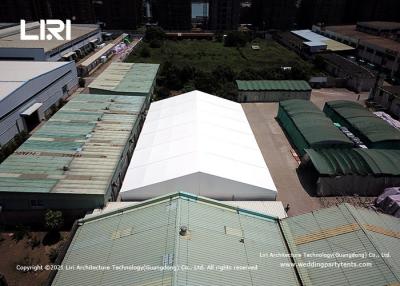 China Tear Resistant 20X50m Warehouse Storage Tent With PVC Fabric for sale