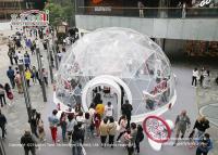 China 15m Diameter Geodesic Dome Event Tent 177m2 Product Launch Showroom for sale