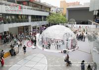 China 15m Diameter Geodesic Dome Event Tent 177m2 Product Launch Showroom for sale