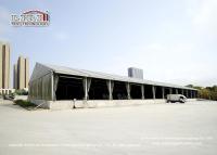 China Water Proof Industrial Storage Tents With PVC Walls Aluminum Frame for sale