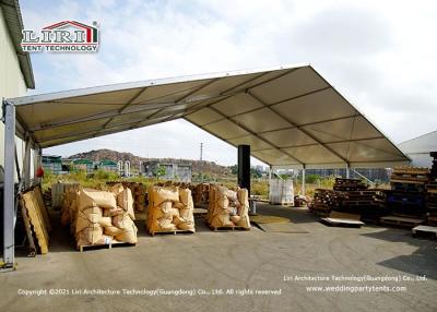 China Water Proof Industrial Storage Tents With PVC Walls Aluminum Frame for sale