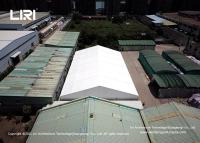 China Water Proof Industrial Storage Tents With PVC Walls Aluminum Frame for sale