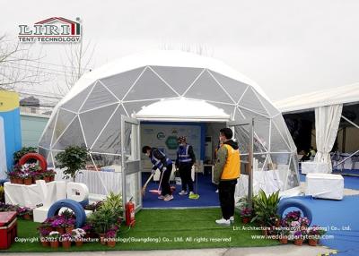 China White 6m Geodesic Dome Tents Ball Shape For Conference for sale