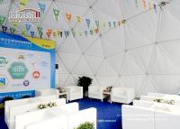 China White 6m Geodesic Dome Tents Ball Shape For Conference for sale