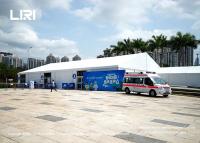 China 20 Meter Width Emergency Medical Tents Aluminum Frame Outdoor Vaccination Marquee for sale