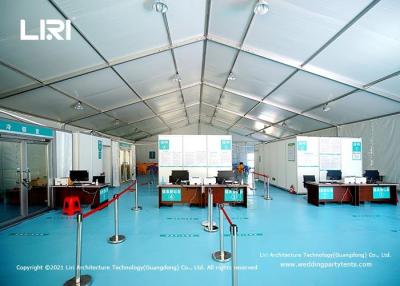China 20 Meter Width Emergency Medical Tents Aluminum Frame Outdoor Vaccination Marquee for sale