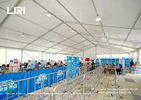 China 20 Meter Width Emergency Medical Tents Aluminum Frame Outdoor Vaccination Marquee for sale