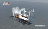 China 2.3m Mobile Collapsible Grocery Retail Store Tents For Ticket Booth for sale