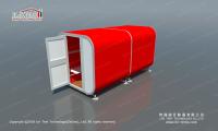 China 2.3m Mobile Collapsible Grocery Retail Store Tents For Ticket Booth for sale