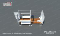 China 2.3m Mobile Collapsible Grocery Retail Store Tents For Ticket Booth for sale