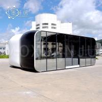 China 8M Box Hotel Luxury Glamping Tent Glass House Resort For Outdoor Shop for sale