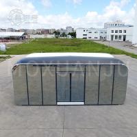 China 8M Box Hotel Luxury Glamping Tent Glass House Resort For Outdoor Shop for sale