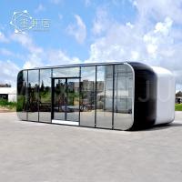 China 8M Box Hotel Luxury Glamping Tent Glass House Resort For Outdoor Shop for sale