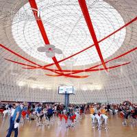 China 60m Diameter Geo Dome Tents Waterproof Metal Frame for sale