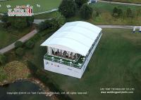 China Glass Walls 10m X 20m Dome Roof Arcum Tent For Golf Games for sale