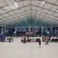 China 8m Glass Sidewalls Large Permanent Tent For Sports Venue for sale