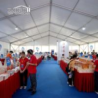 China Outdoor Clear Span Book Fair Trade Show Tent Wind Resistance 100 Km/H for sale