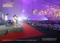 China Ceremony Aluminum Structure Outdoor Event Tents With PVC Roof 850g/Sqm for sale