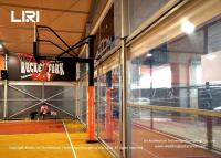 China Transparent 18x25 Indoor Basketball Court Tent With Clear PVC Fabric for sale