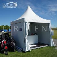 China 3x3m Aluminium Pagoda Tents With Plain PVC Sidewalls for sale