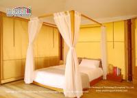 China Customized 6m Span Glamping Tent hotel With Bathroom for sale