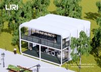 China 10m PVC Double Layers Glamping Pod Hotel Resort Tents For Specialty Store for sale