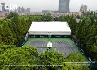 China 36x36M Outdoor Sports Venue Tent Aluminum Clay Tennis Court Cover for sale