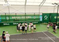 China 36m X 36m Translucent PVC Sport Dome Tent Tear Resistant for sale