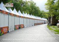China High Peak Roof Line White 5x5m Pagoda Tent For Temporary Exhibition for sale