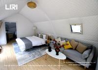 China Waterproof Military Camouflage Luxury Glamping Tents Round Four Season for sale