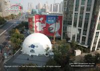 China Flame Retardant Theatre Geodesic Dome Tents With Projection Screen for sale