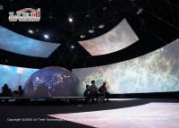 China Flame Retardant Theatre Geodesic Dome Tents With Projection Screen for sale